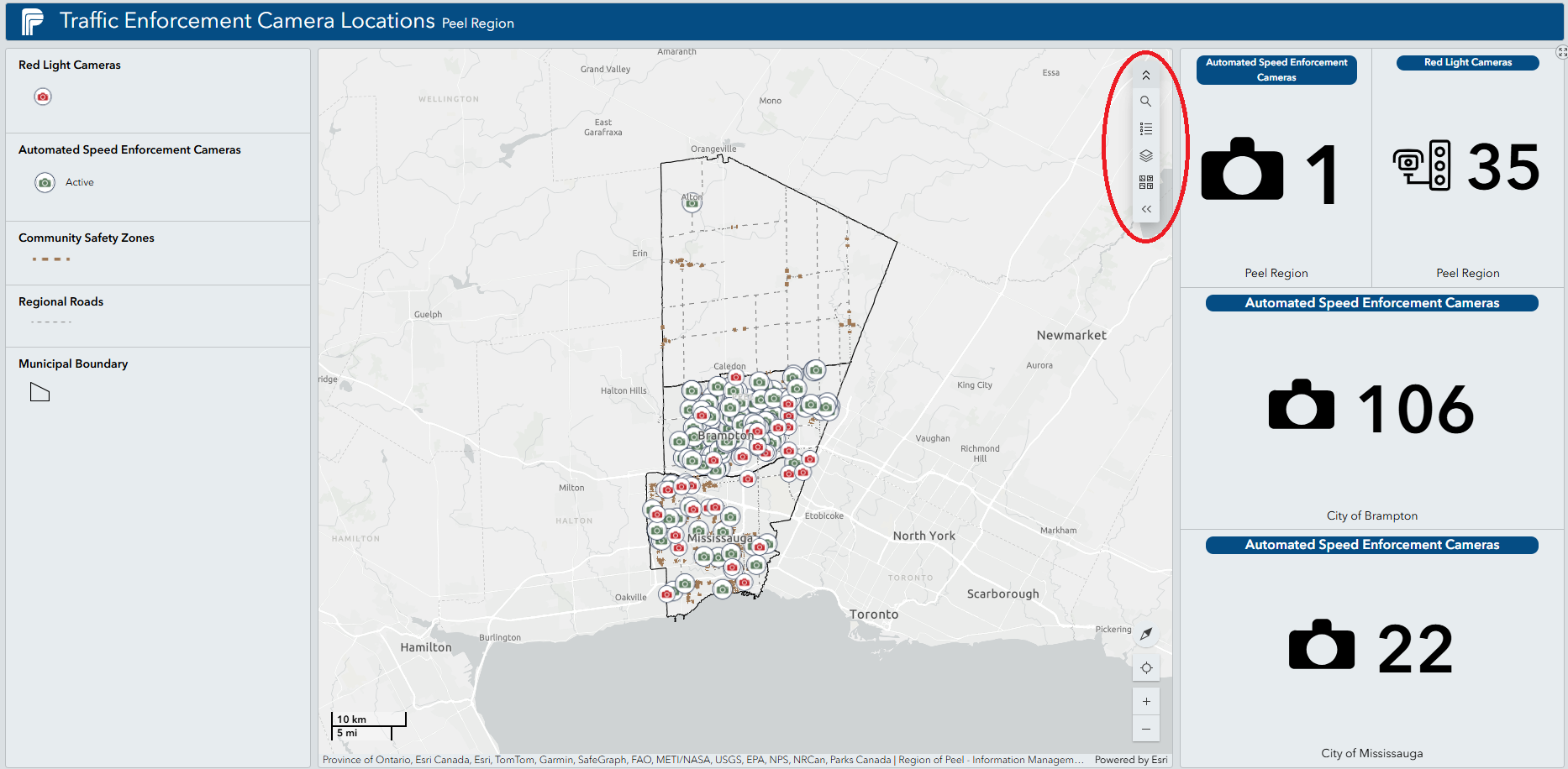 Traffic calming and red light cameras - peelregion.ca